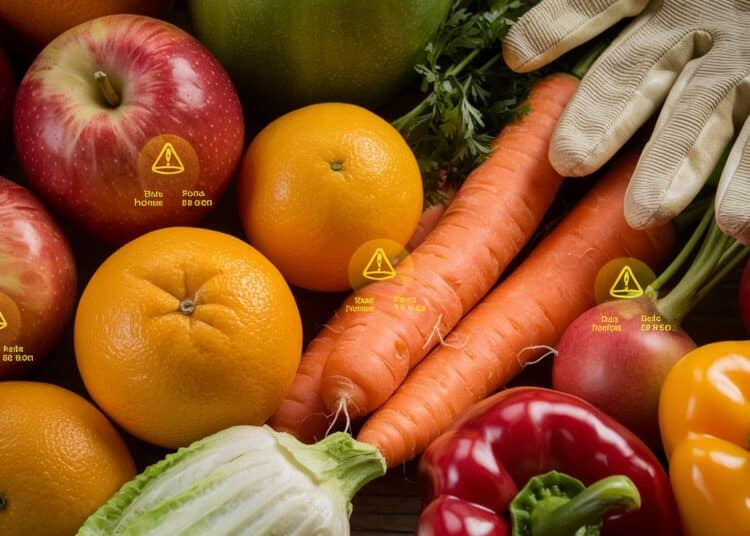 Résidus de Pesticides dans les Fruits et Légumes en France