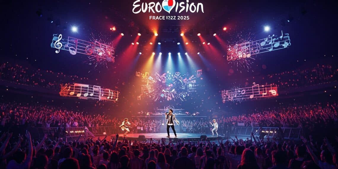Eurovision 2025 : Louane Brille, Audience RecordArgs: Eurovision 2025 ...