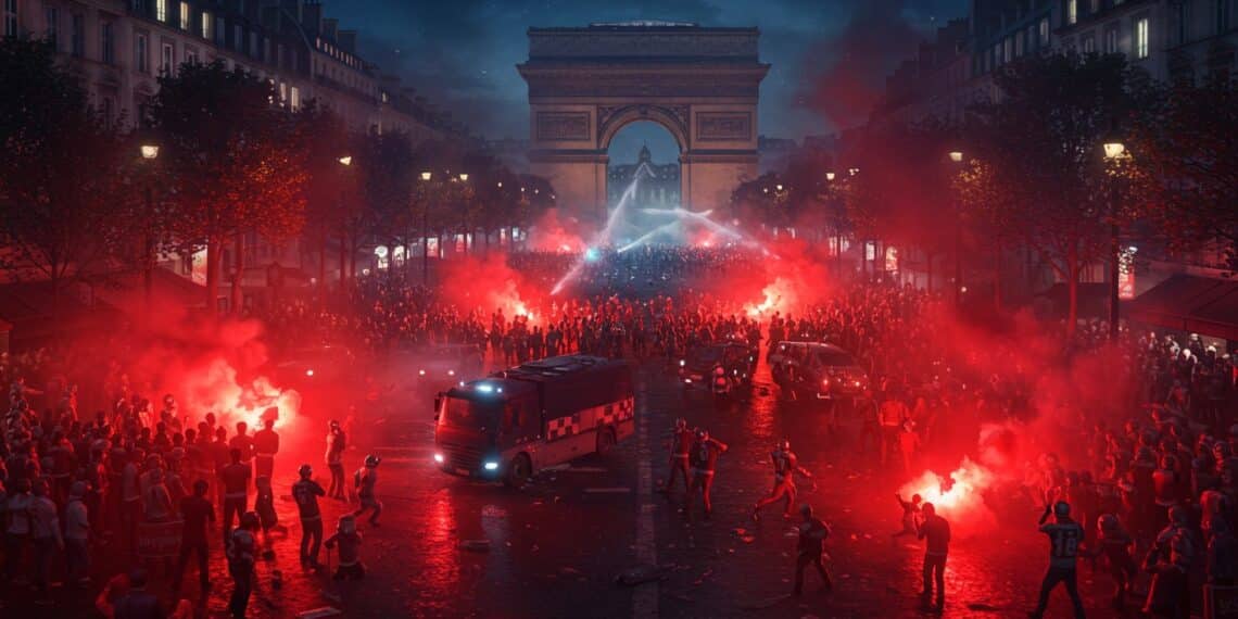 Incidents à Paris Lors de la Finale LDC : Tensions Explosives