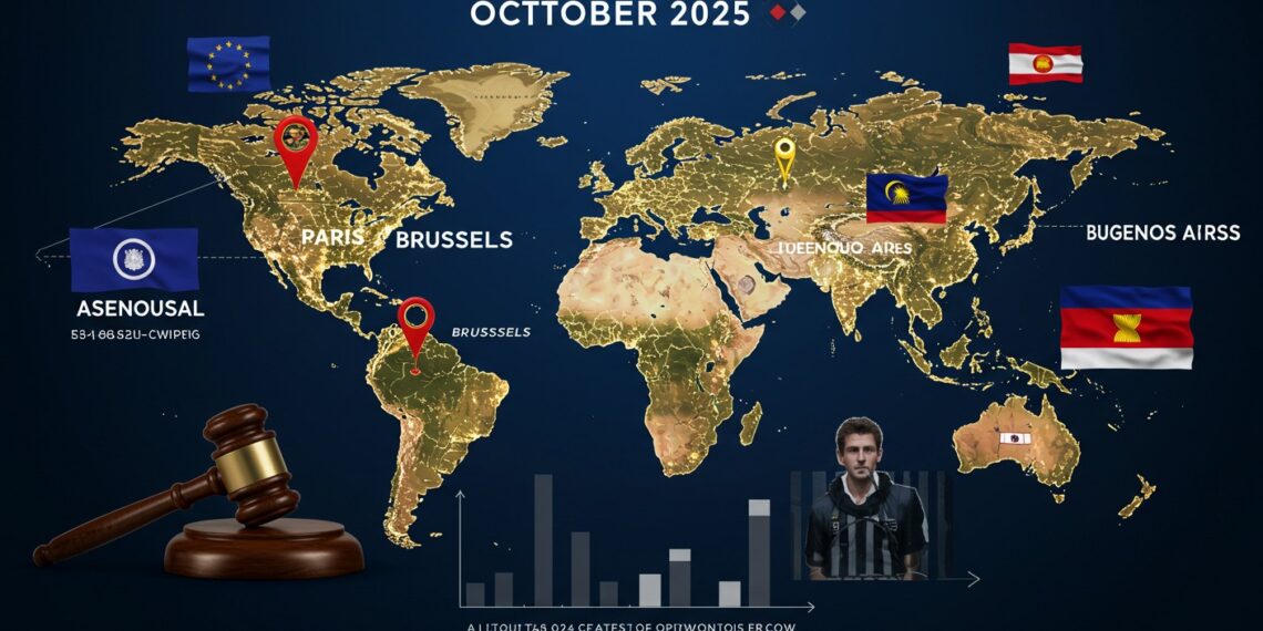 Agenda International Octobre 2025 Événements Clés