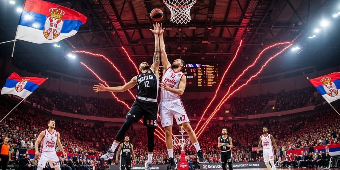 Partizan vs Etoile Rouge : Duel Serbe Explosif en Euroligue