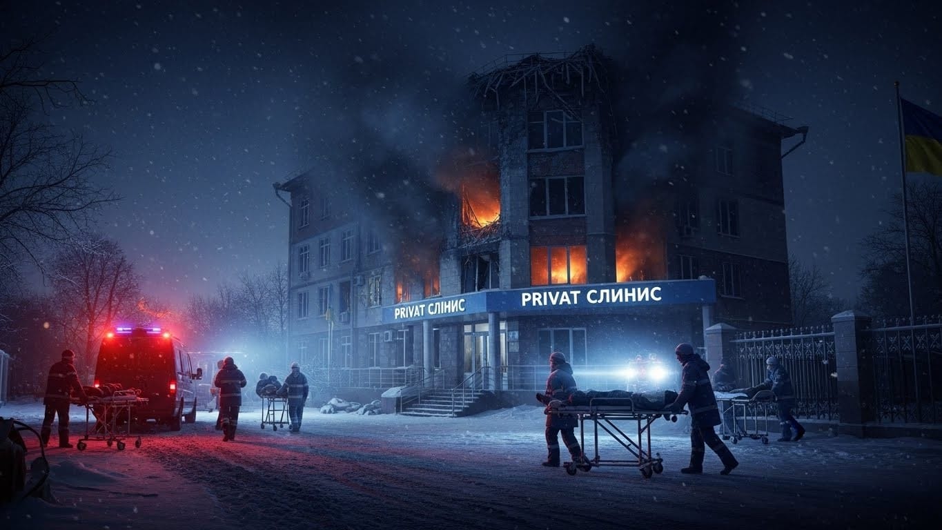 Frappes Russes Sur Kiev : Clinique Touchée Et Deux Morts