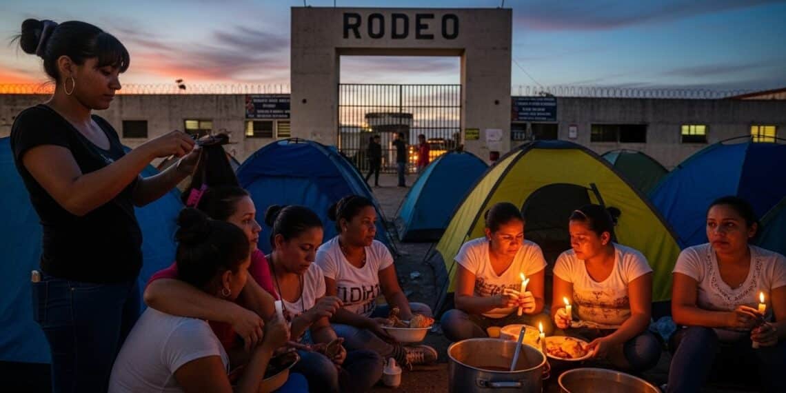 Venezuela : Espoir et Attente Devant la Prison Rodeo