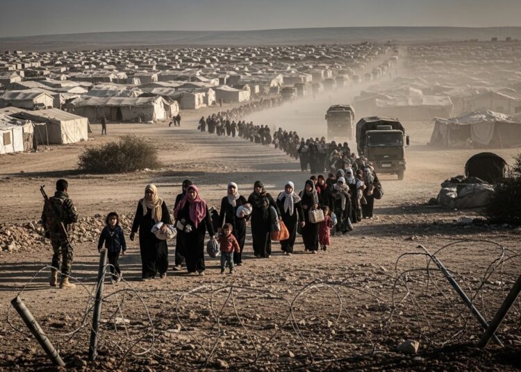Évacuation Massive du Camp d’Al-Hol en Syrie