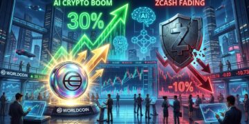 Worldcoin Explose de 30% : Zcash Chute Tandis que le Marché Crypto Diverge