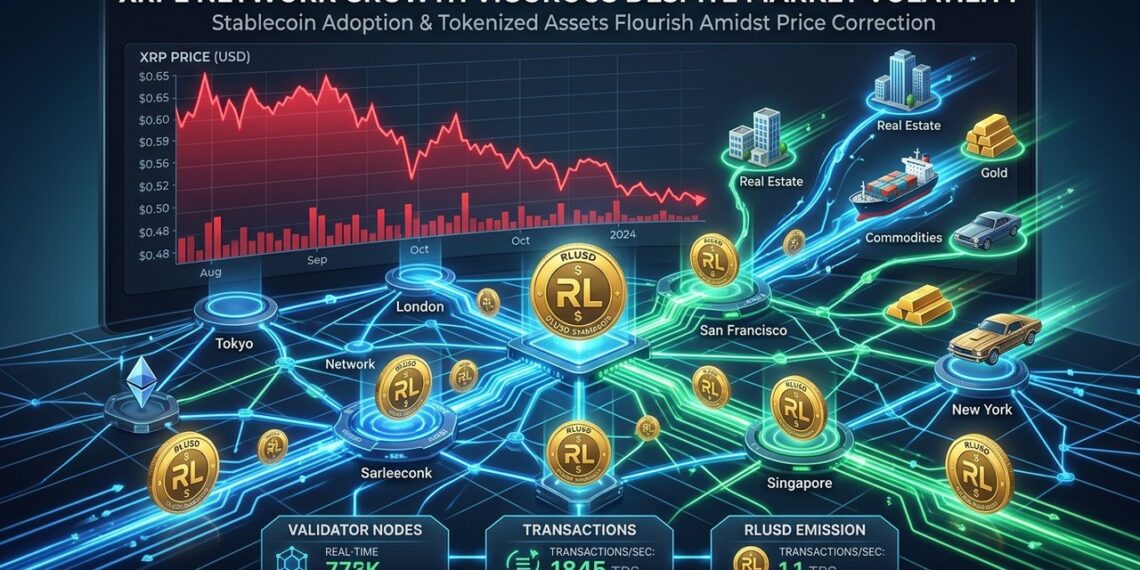 XRP Ledger : Activité en hausse de 35% malgré la chute du prix XRP