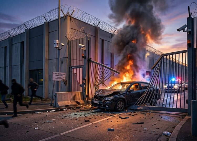 Attaque à la Voiture-Bélier sur la Prison de Nanterre : Un Signal ...