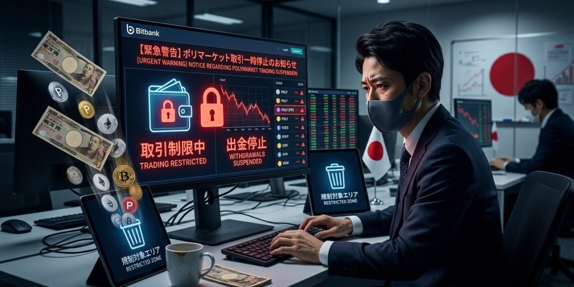 Bitbank Alerte : Suspensions pour Transactions sur Polymarket au Japon