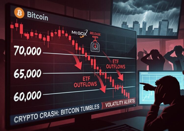 Bitcoin Vers 65 000 Dollars : Les Sorties d’ETF Accélèrent la Chute