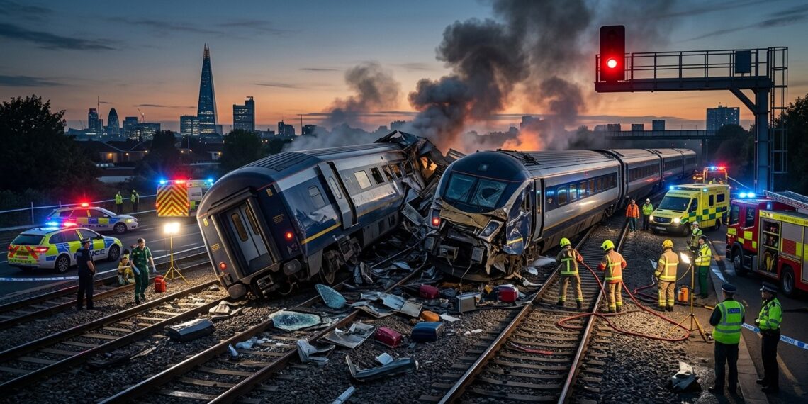 Collision Ferroviaire en Angleterre : Le Conducteur Avait Franchi un ...