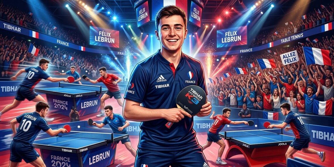 Félix Lebrun Dévoile Son Show de Tennis de Table en France