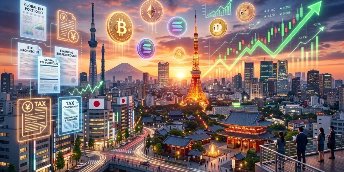 Le Japon Révolutionne les Cryptos : Taxe à 20% et ETFs en Vue