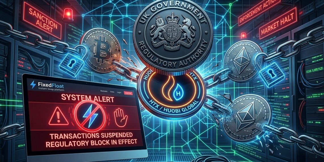 Sanctions UK contre Huobi : FixedFloat Réagit Fermement